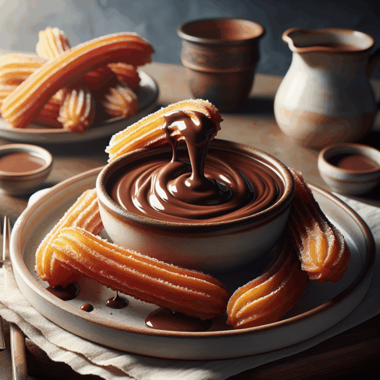 Los churros caseros más crujientes con el chocolate caliente más ...